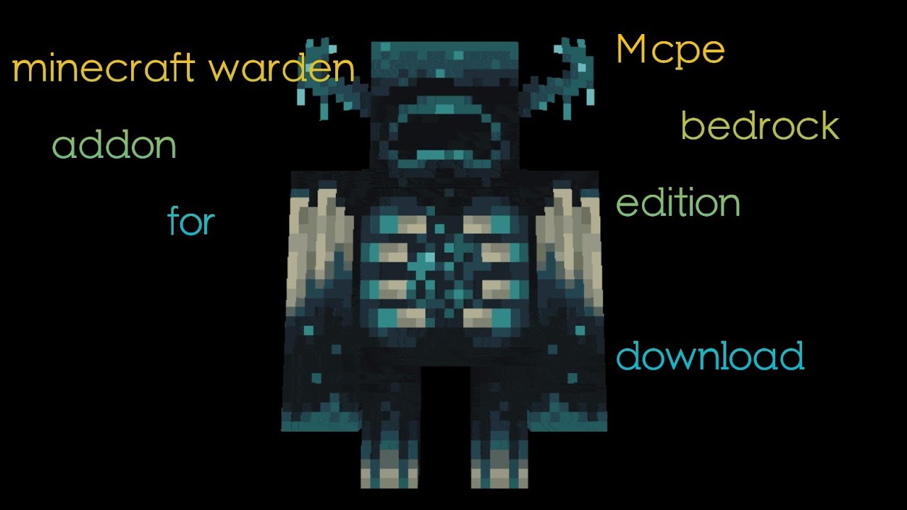 Minecraft warden addon for minecraft bedrock edition - YouTube