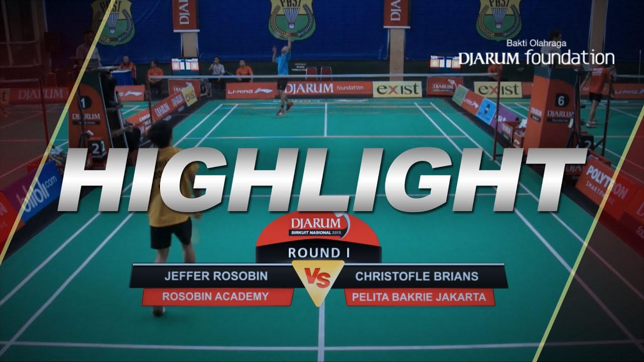 Jeffer Rosobin (Rosobin Academy) VS Christofle Brians (Pelita Bakrie ...