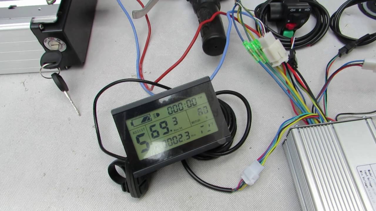 Leaf Motor - 29 inch 48V 1000W electric bike kit - front wheel - YouTube