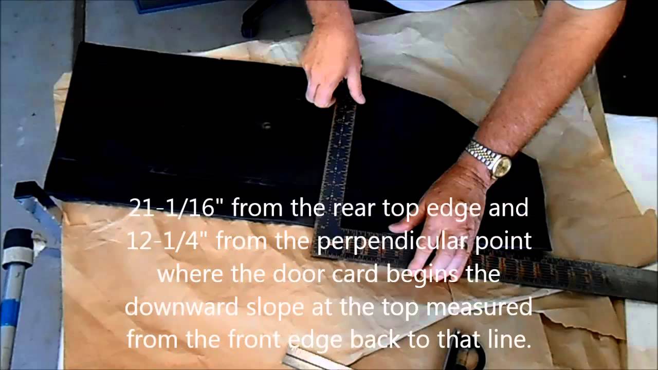 Door card dimensions - YouTube