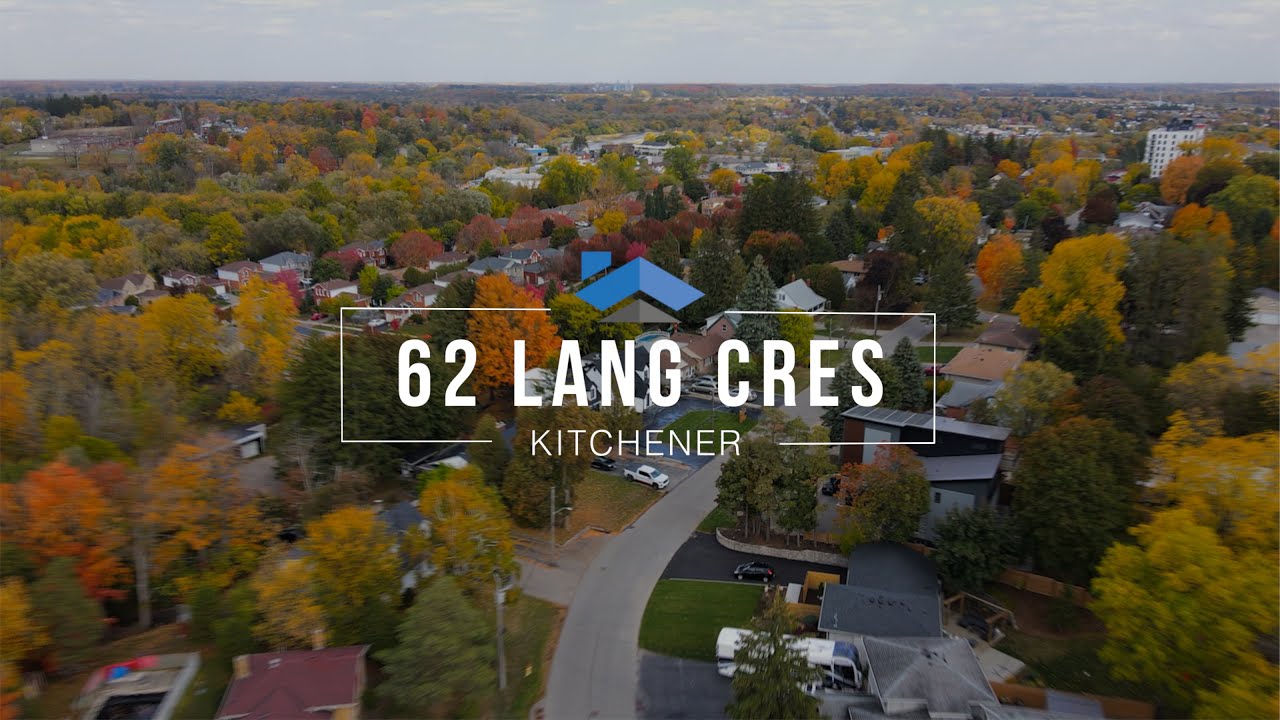 62 Lang Cres, Kitchener Aerial Video Branded - YouTube