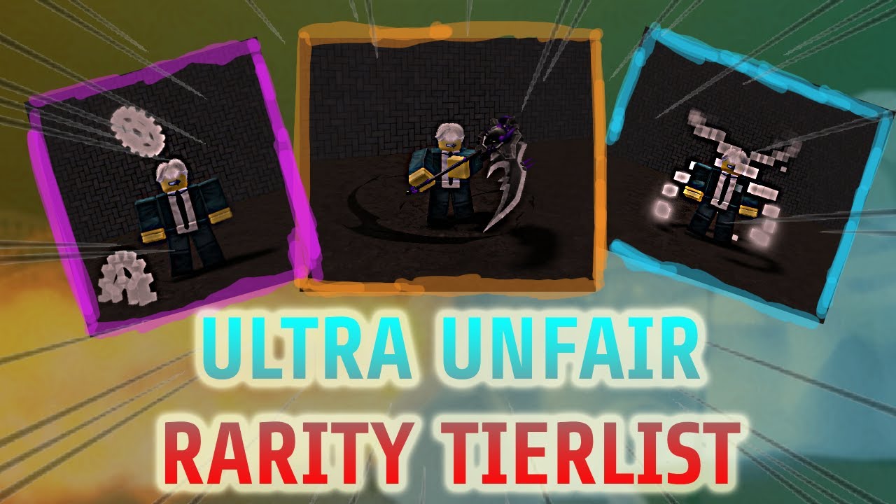 Ultra unFair Rarity/Trading Tierlist (All abilities) - YouTube