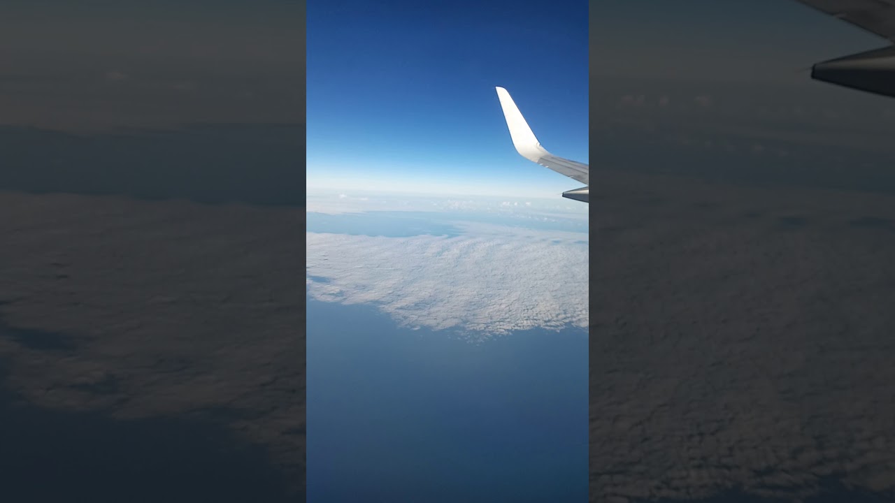 Airplane Window View Seeing Philippines Islands and Seas - YouTube