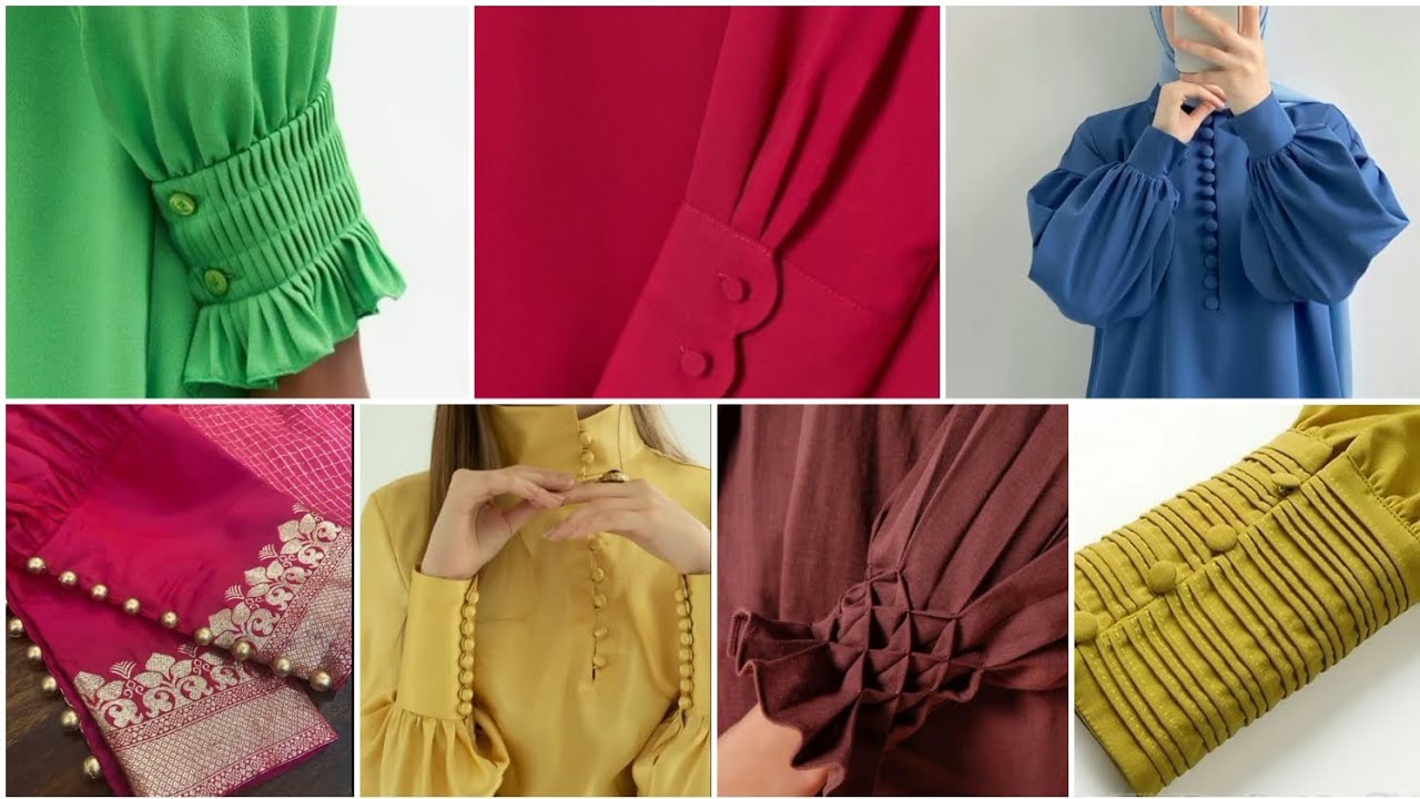 cuff sleeves design/winter sleeve design/bazo design #sleevedesigns # ...