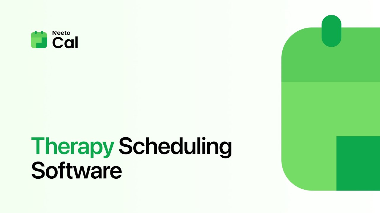 NeetoCal - Therapy Scheduling Software | Manage appointments hassle free! - YouTube