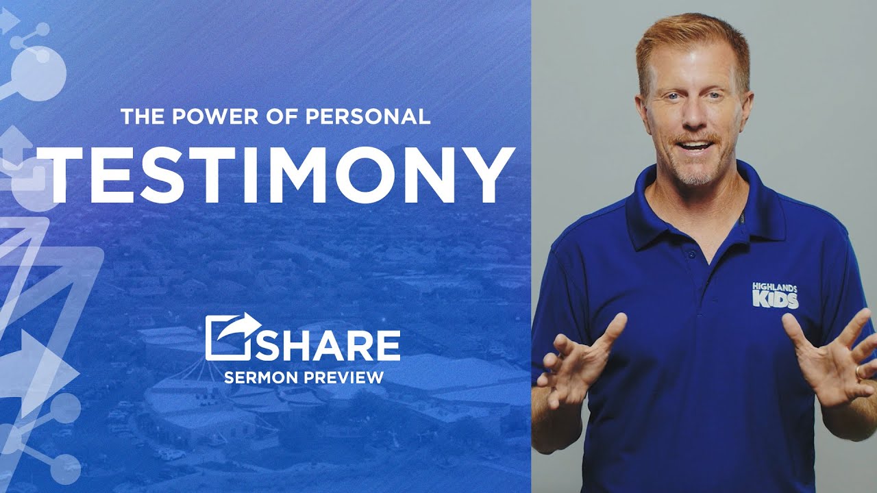 The Power of Personal Testimony | Sermon Preview - YouTube