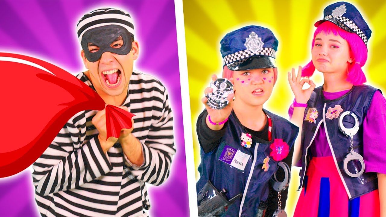 Police Girls | Kids Songs And Nursery Rhymes | Millimone - YouTube
