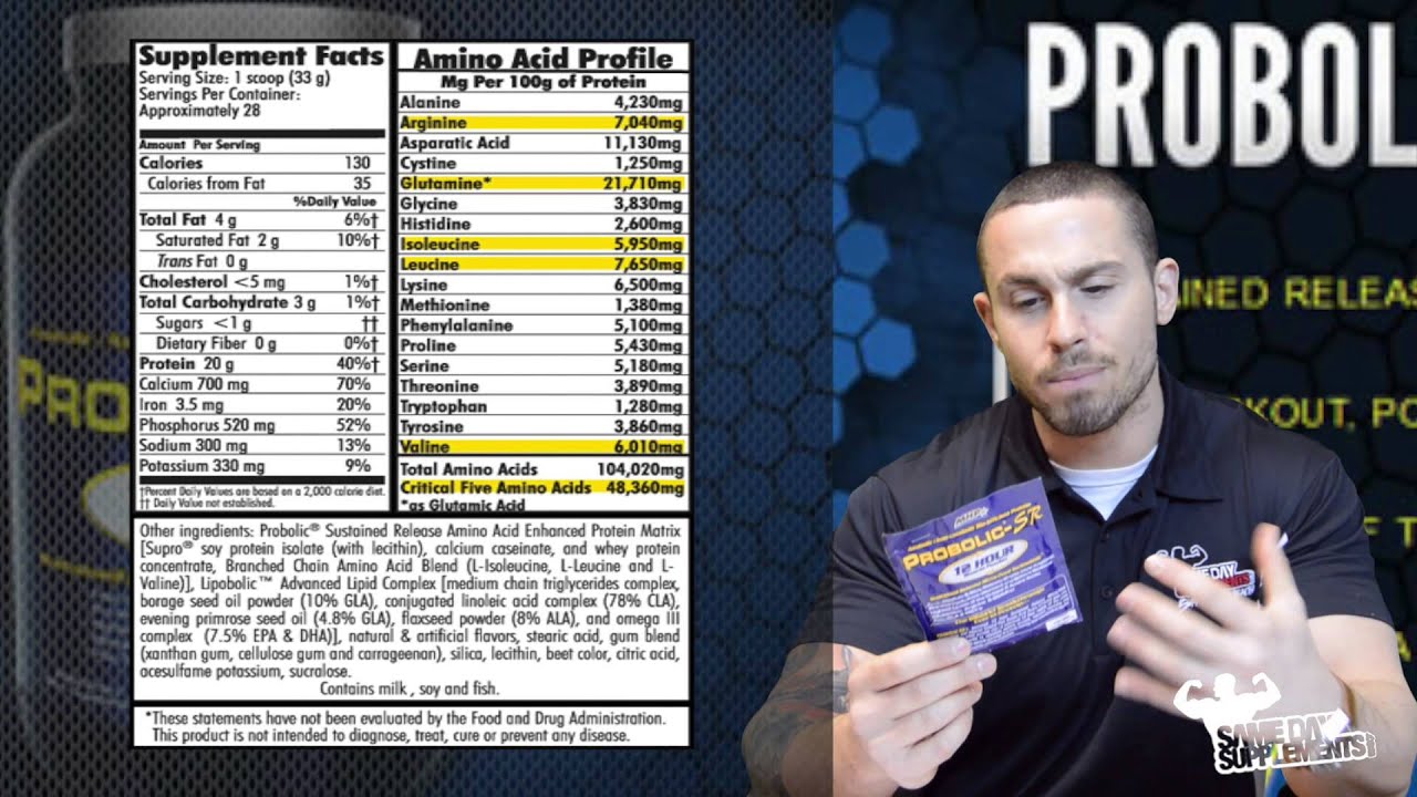 Probolic SR by MHP Review Protein Powder - YouTube