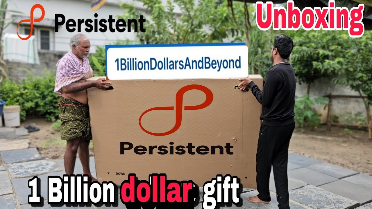 1 Billion Dollar gift ($1 Billion gift) from Persistent systems | Unboxing full video - YouTube
