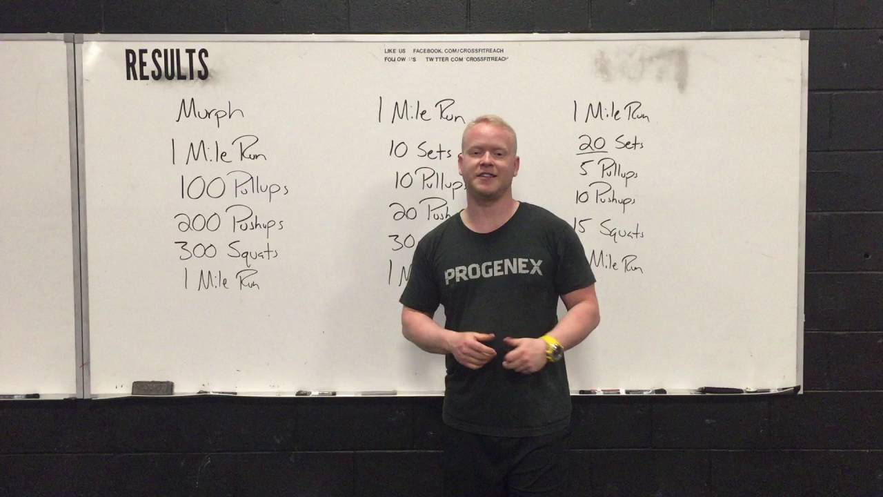 Strategy for doing the CrossFit Hero WOD "Murph" - YouTube