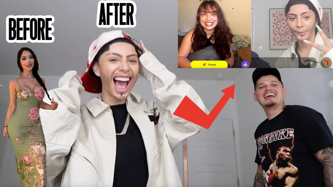 TRANSFORMING INTO A GUY TO TRY TO RIZZ GIRLS UP *HILARIOUS* - YouTube