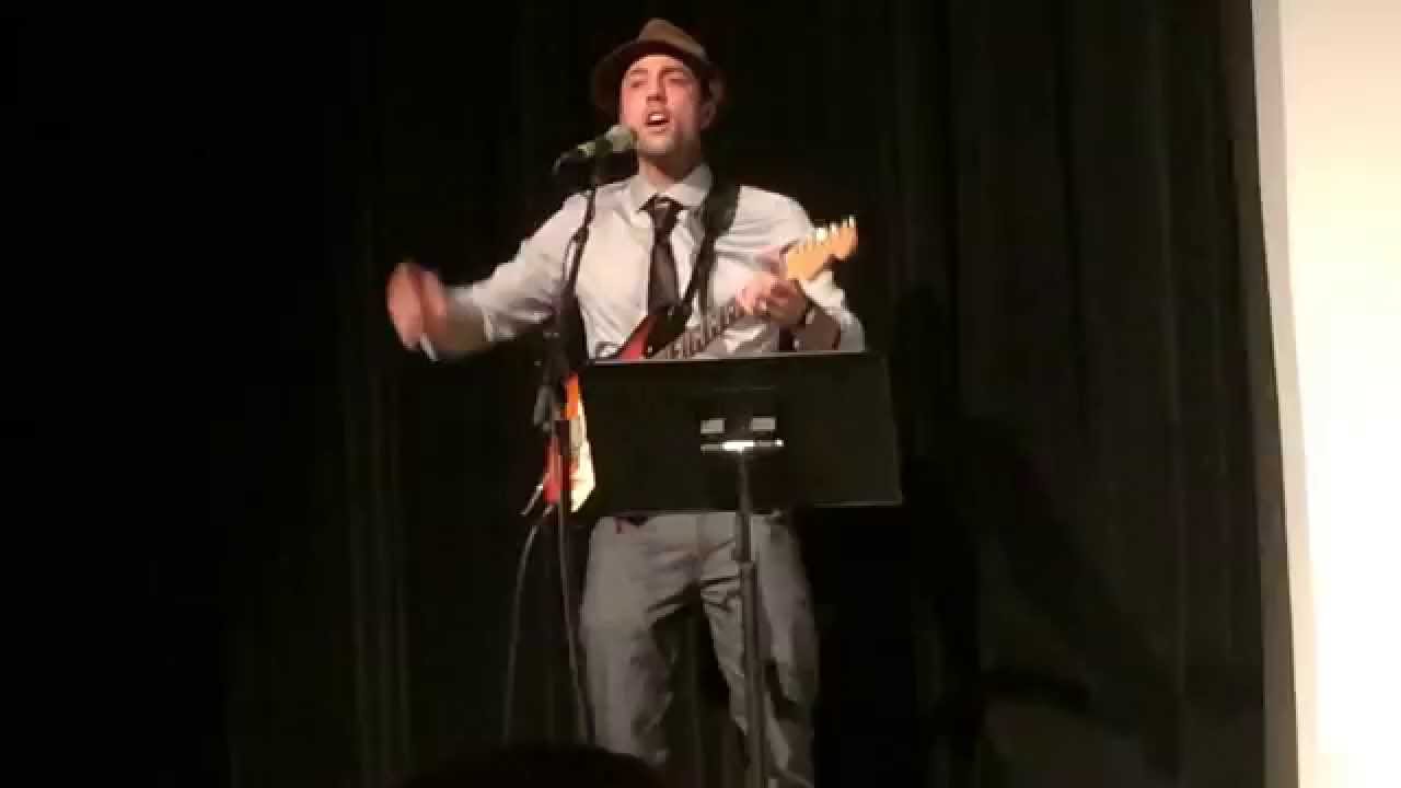 Kyle Justin "The History of the Nerd" before the NYC debut of The Angry ...