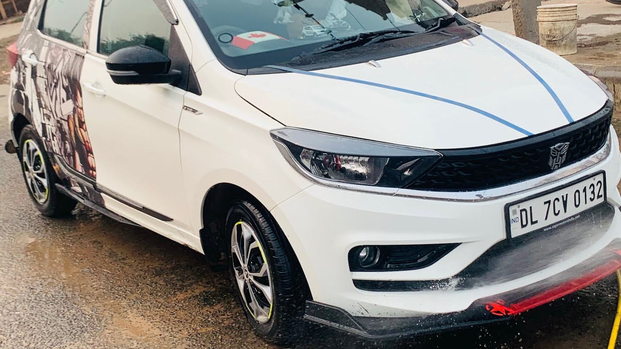 Only one tata tiago modified splitter Underbody kit installed with ...