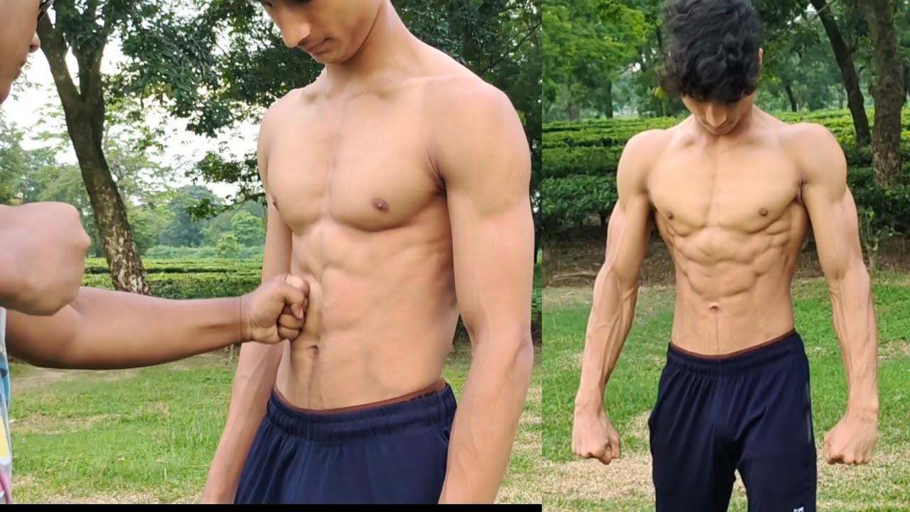 MUSCLE FLEX & GUT PUNCH - YouTube