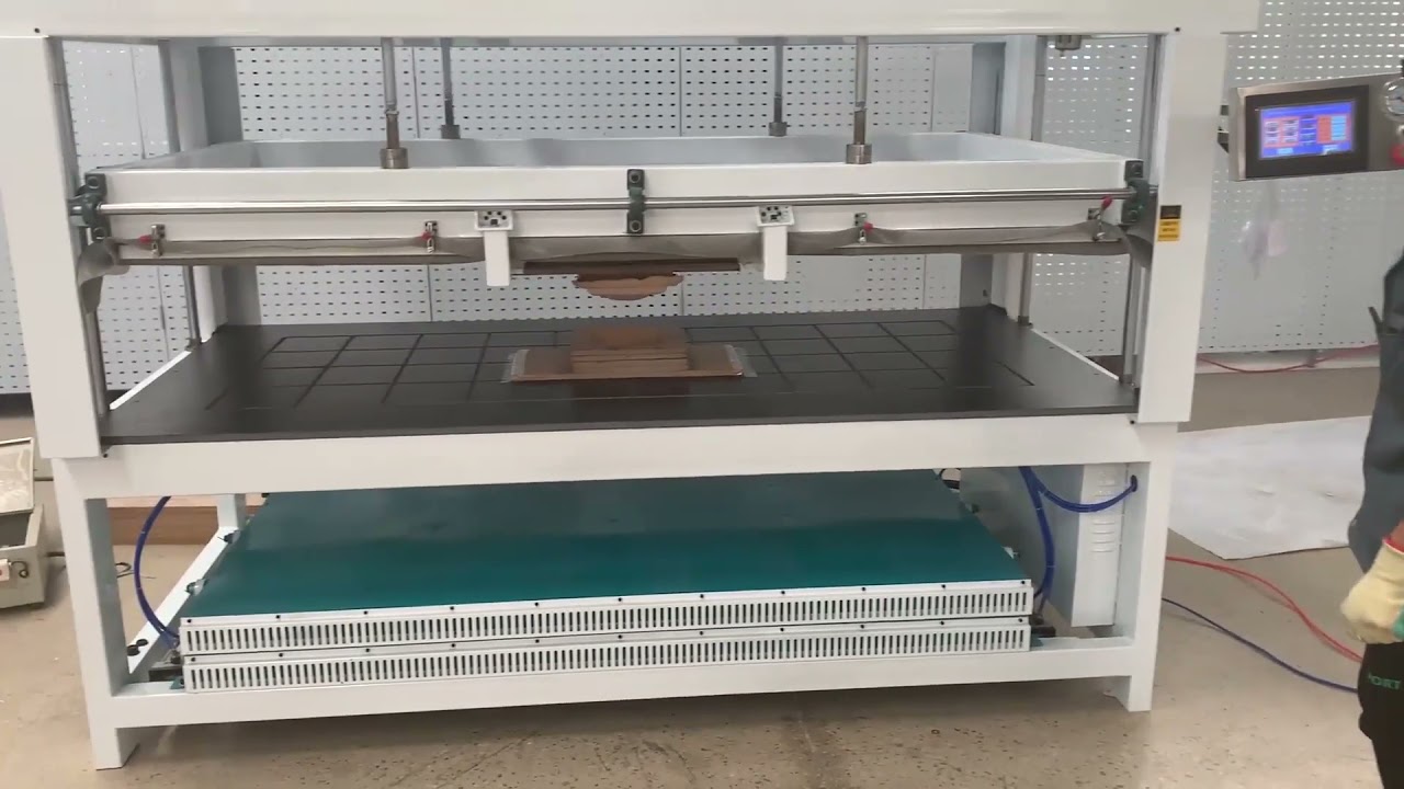 Felt 3D vacuum forming machine for Polyester fiber, sound-absorbing ...