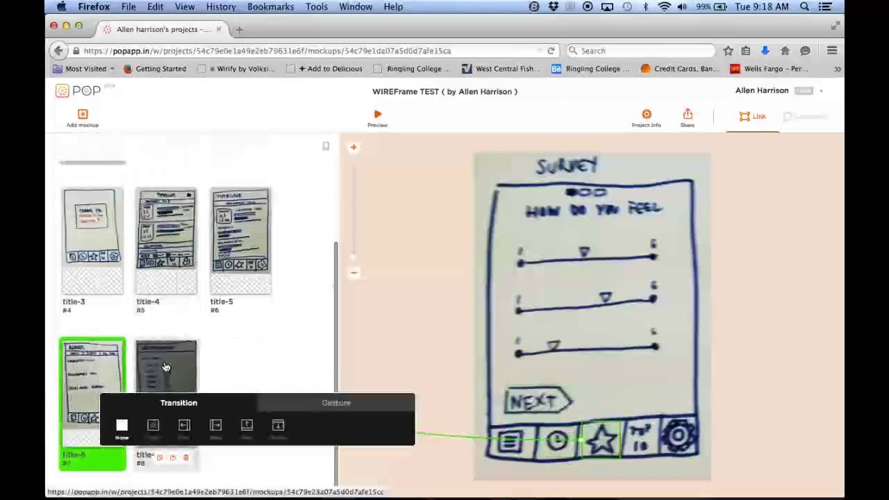 Paper Prototype with POPapp - YouTube