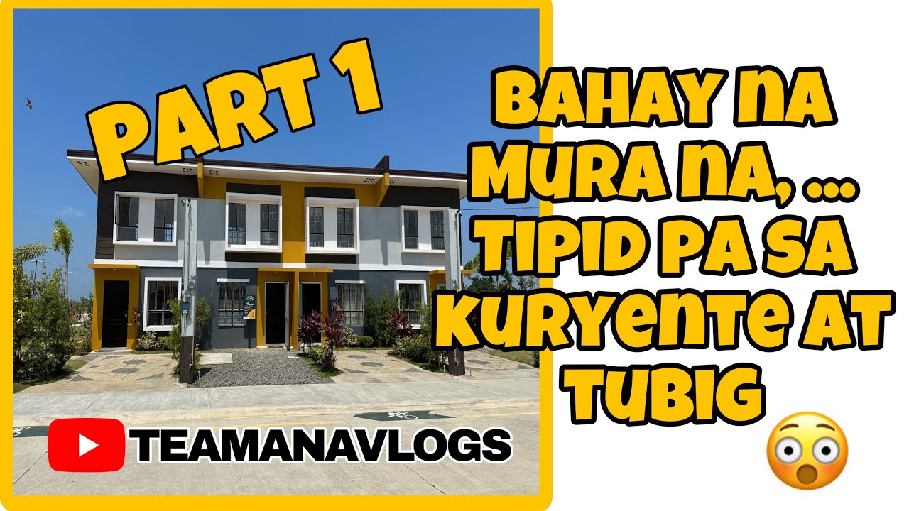 Team ANA Vlogs | Part 1 Mura na at Tipid Pa! Amora Townhouse | Liora Homes Naic Cavite - YouTube