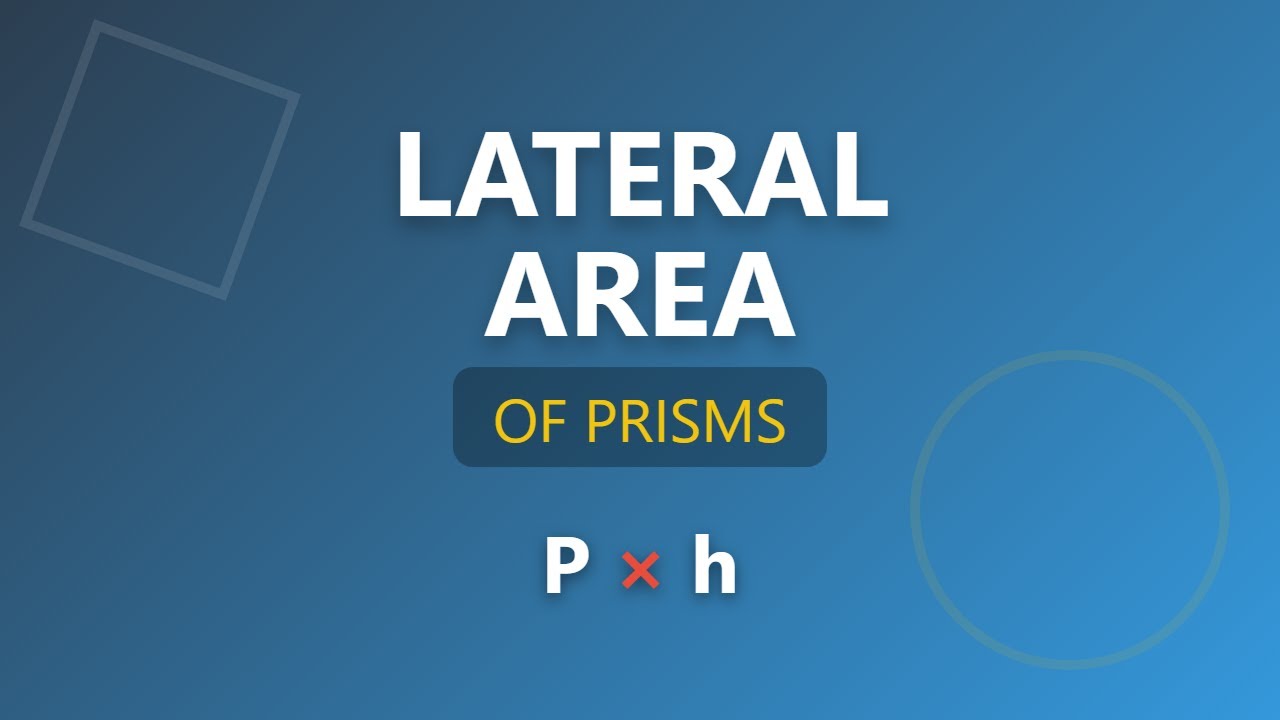 Lateral Area of Prisms: Formula P × h Made Easy | Geometry Basics - YouTube