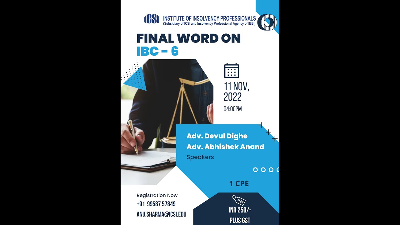 Webinar | Final Word on IBC - 6 - YouTube