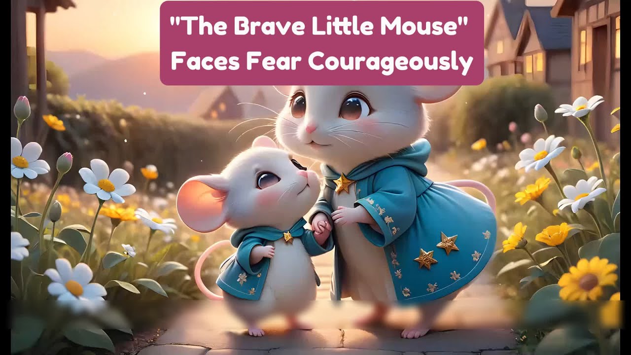 Children's Story The Brave Little Mouse Faces Fear Courageously - YouTube
