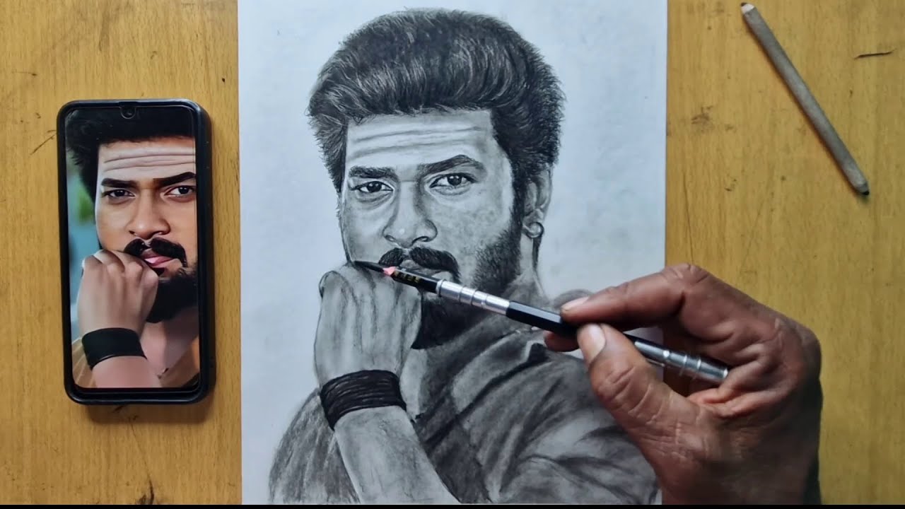 Karthigai Deepam Karthikraj | Pencil Drawing | MAGIMAYARTS - YouTube