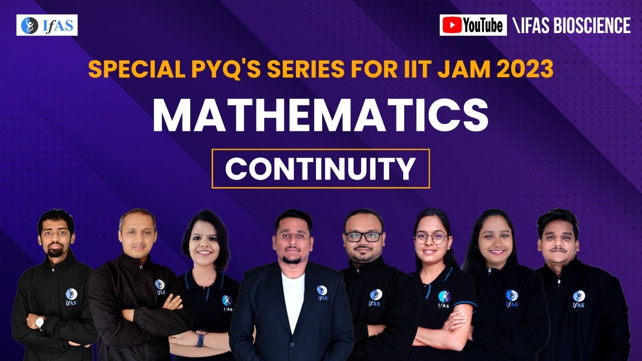Continuity IIT JAM PYQ 2023 | [ Special PYQ's Series ] | biotechnology mathematics | L1 - YouTube