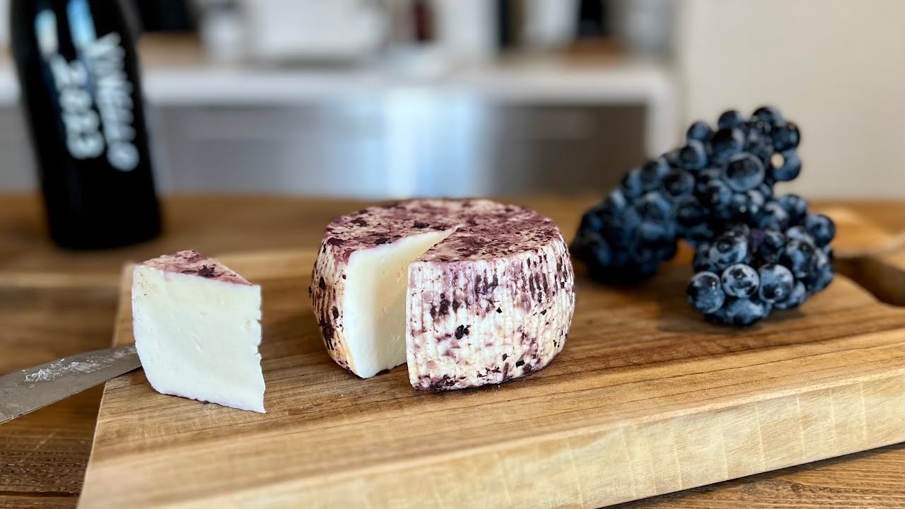 Drunk Cheese - How to flavor cheese with pomace from Wine - YouTube