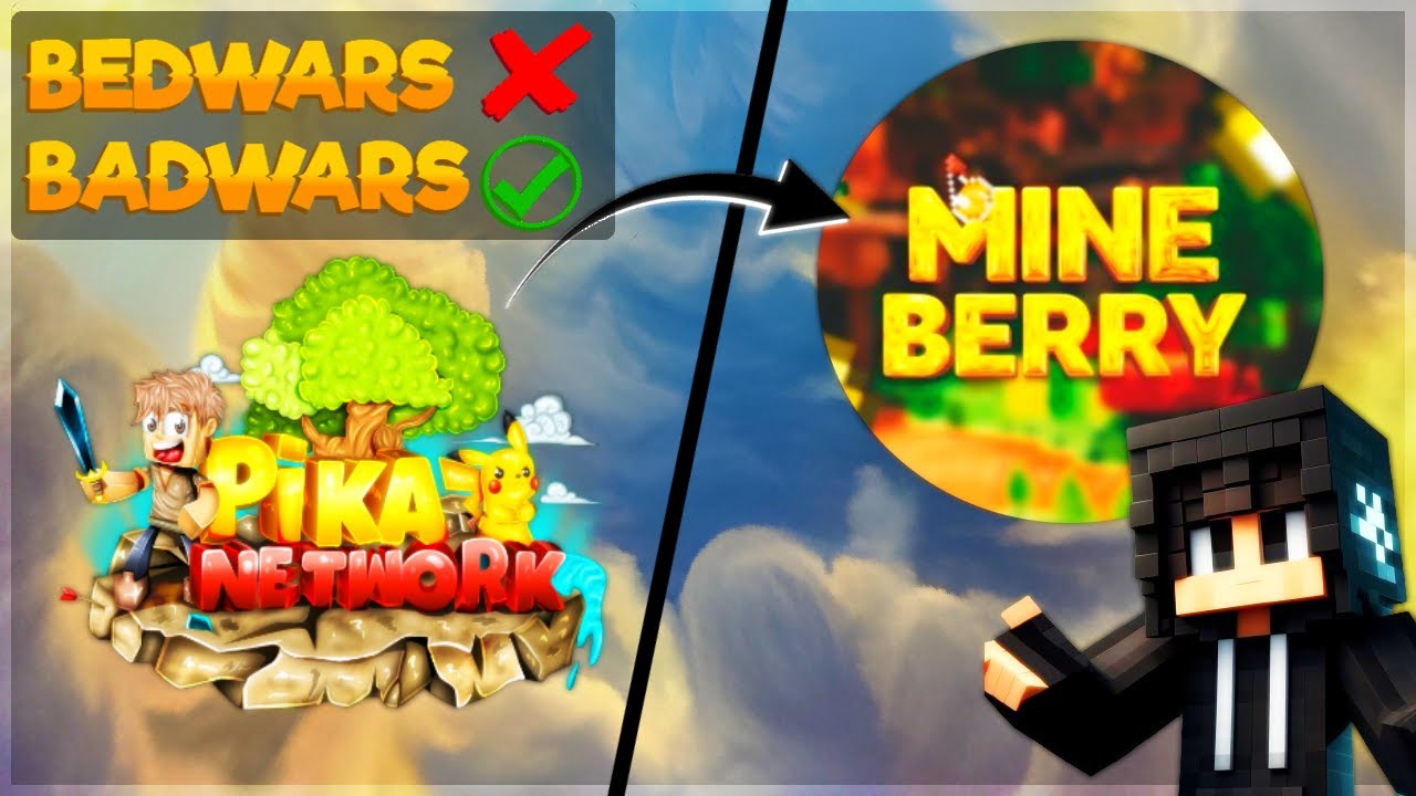 WHAT HAPPENS WHEN A PIKA PLAYER TRIES MINEBERRY SERVER 😂||Hindi ...