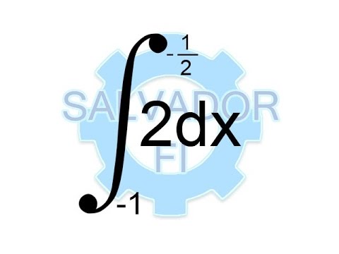 Integral Definida de 2dx - Cálculo Integral - Salvador FI - YouTube