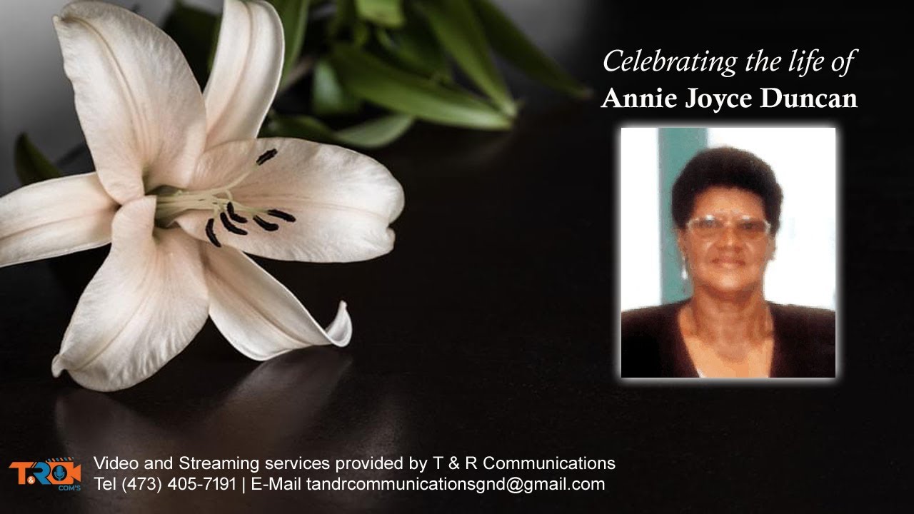 Thanksgiving Service Celebrating the life of Annie Joyce Duncan - YouTube
