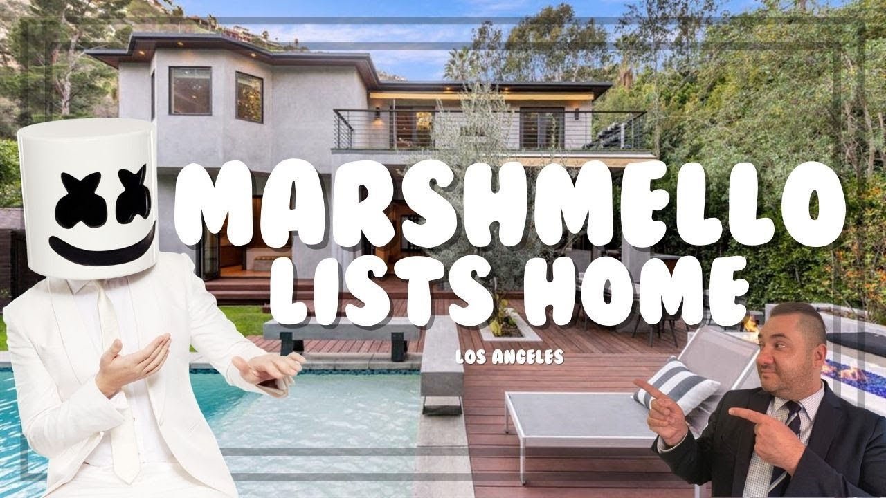 Successful DJ Marshmello is selling his stunning LA home! See inside ...