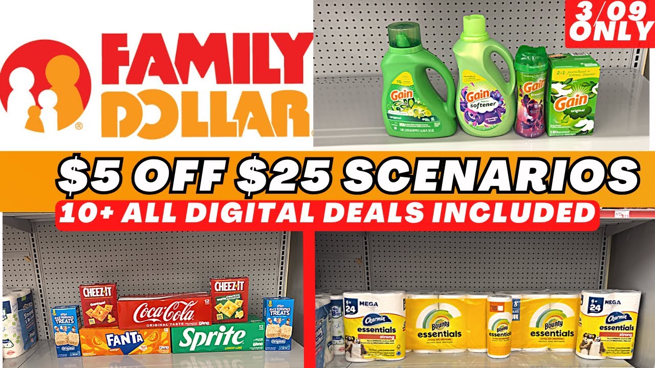 Family Dollar $5 Off $25 Deals 3/9 | All Digital Couponing | Learn how ...