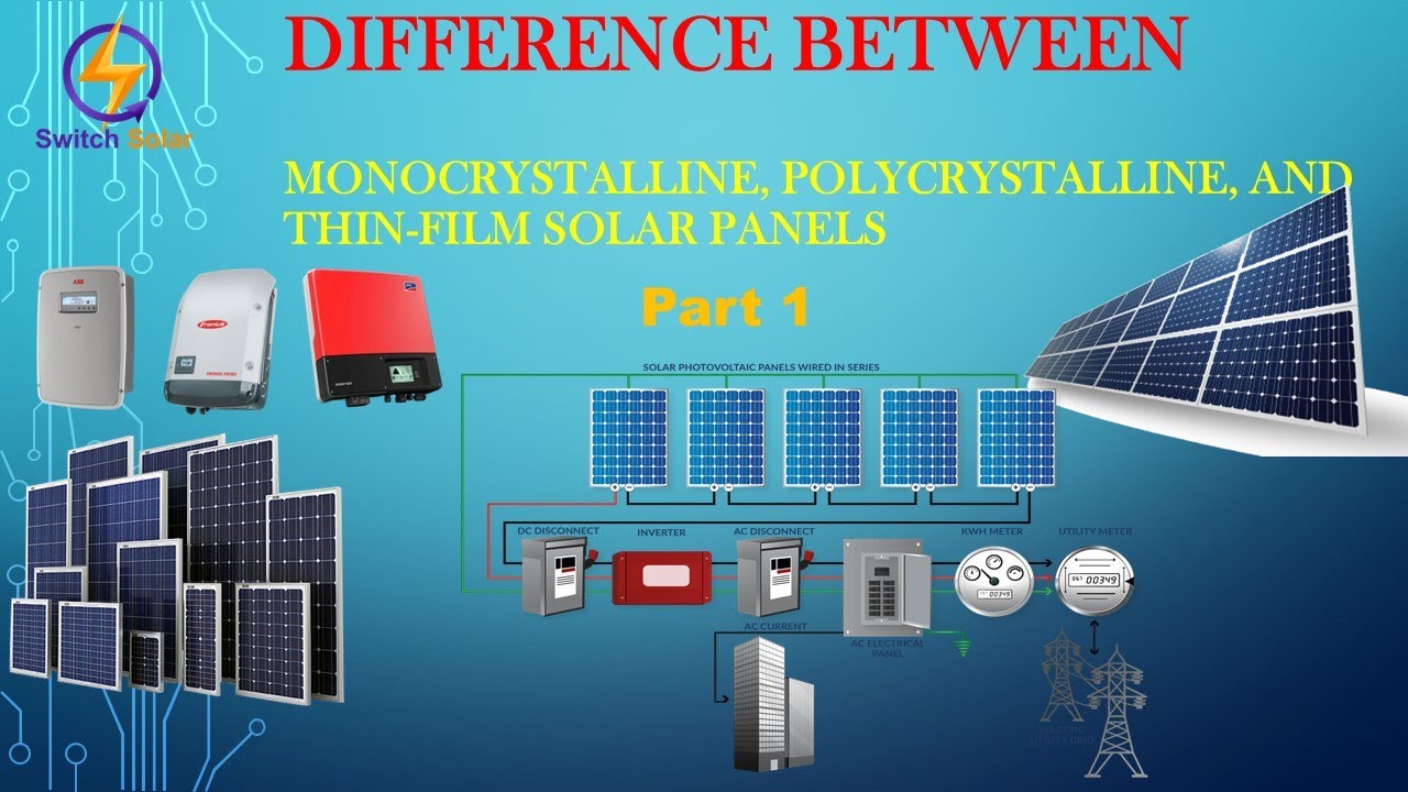 Difference Between Monocrystalline, Polycrystalline, and Thin-Film ...
