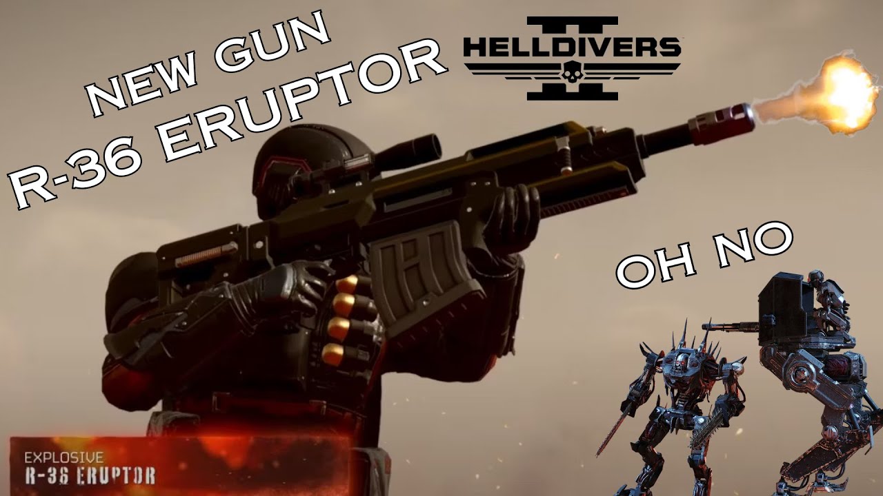 The NEW R-36 ERUPTOR is INSANE - Helldivers 2 - YouTube