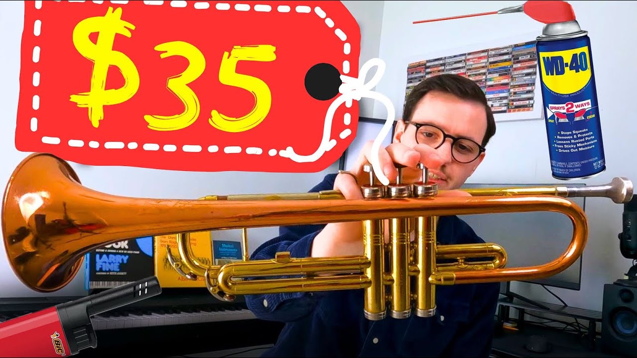 $35 Antique Store Trumpet - YouTube