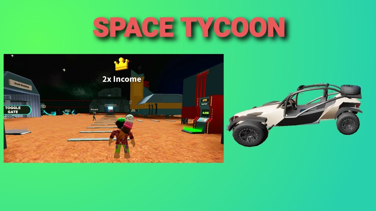 I GOT THE MOON CAR AND GOT A MAXED OUT BASE!! (Space Tycoon Roblox ...