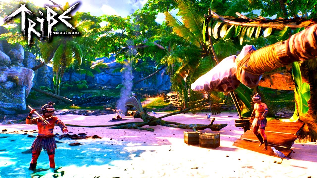 👹 TRIBE Primitive Builder 👺 #07: Kleiner Überblick & Erkundungstour ...