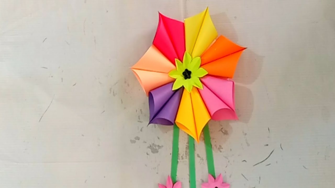 How To Make Paper Simple Flower Easy Morgina Paper Crafts Youtube