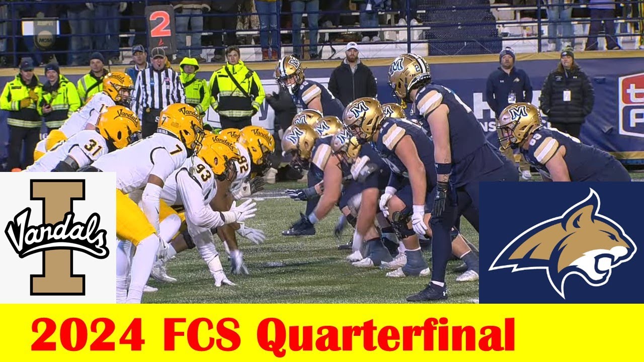 #8 Idaho vs #1 Montana State Football Game Highlights, 2024 FCS ...