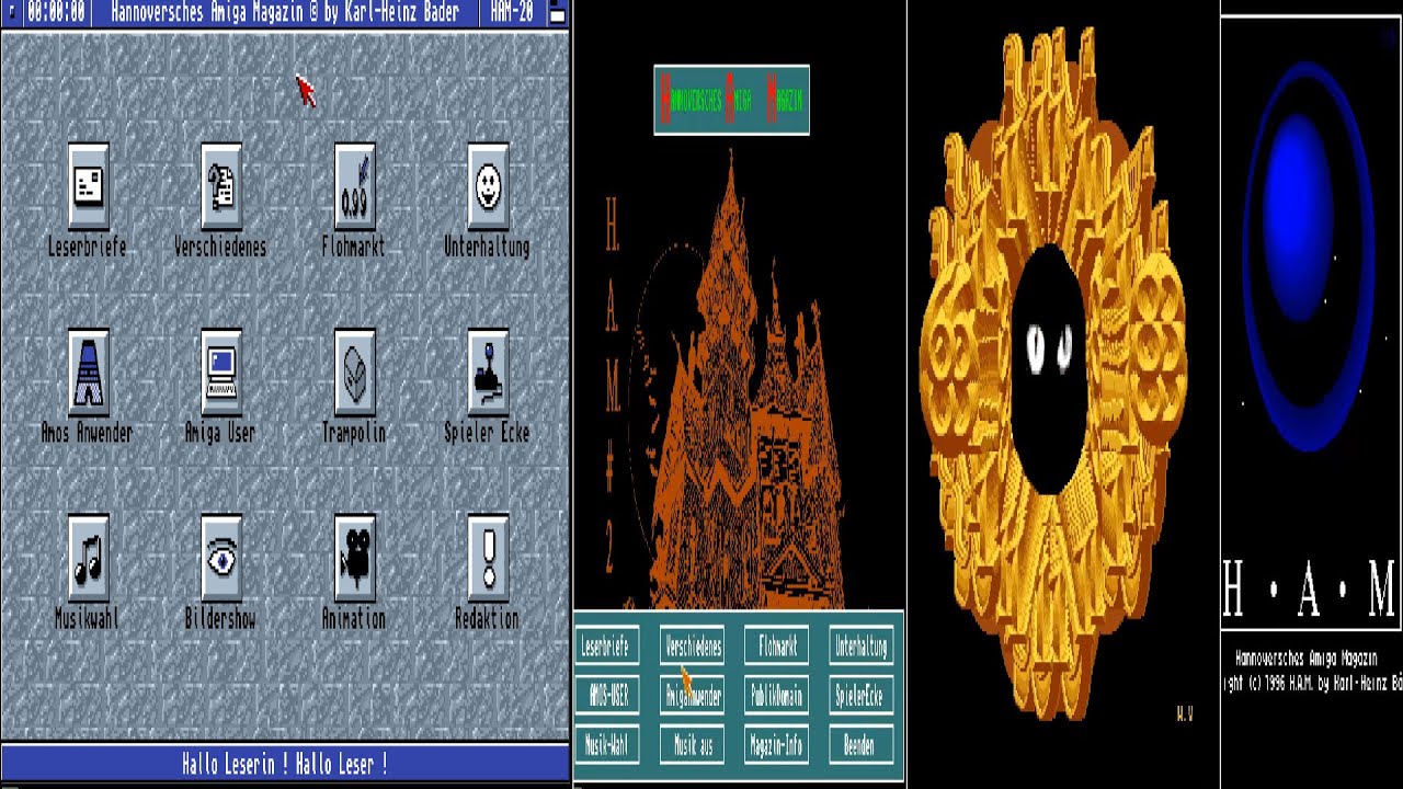 LOADING HAM MAGAZINE FROM AMIGA FUTURE DE SITE German COVER DISKS ...