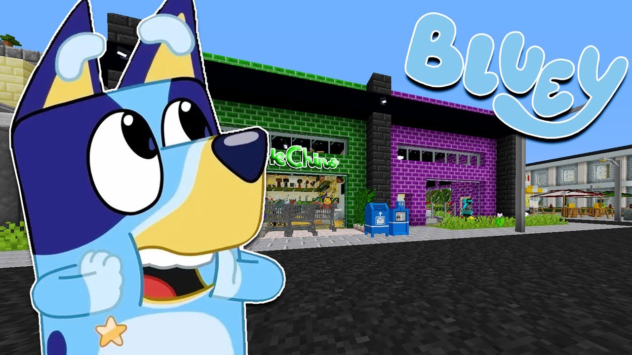 Las NUEVAS TIENDAS y ZONA de la CIUDAD | Las Aventuras de BLUEY en ...