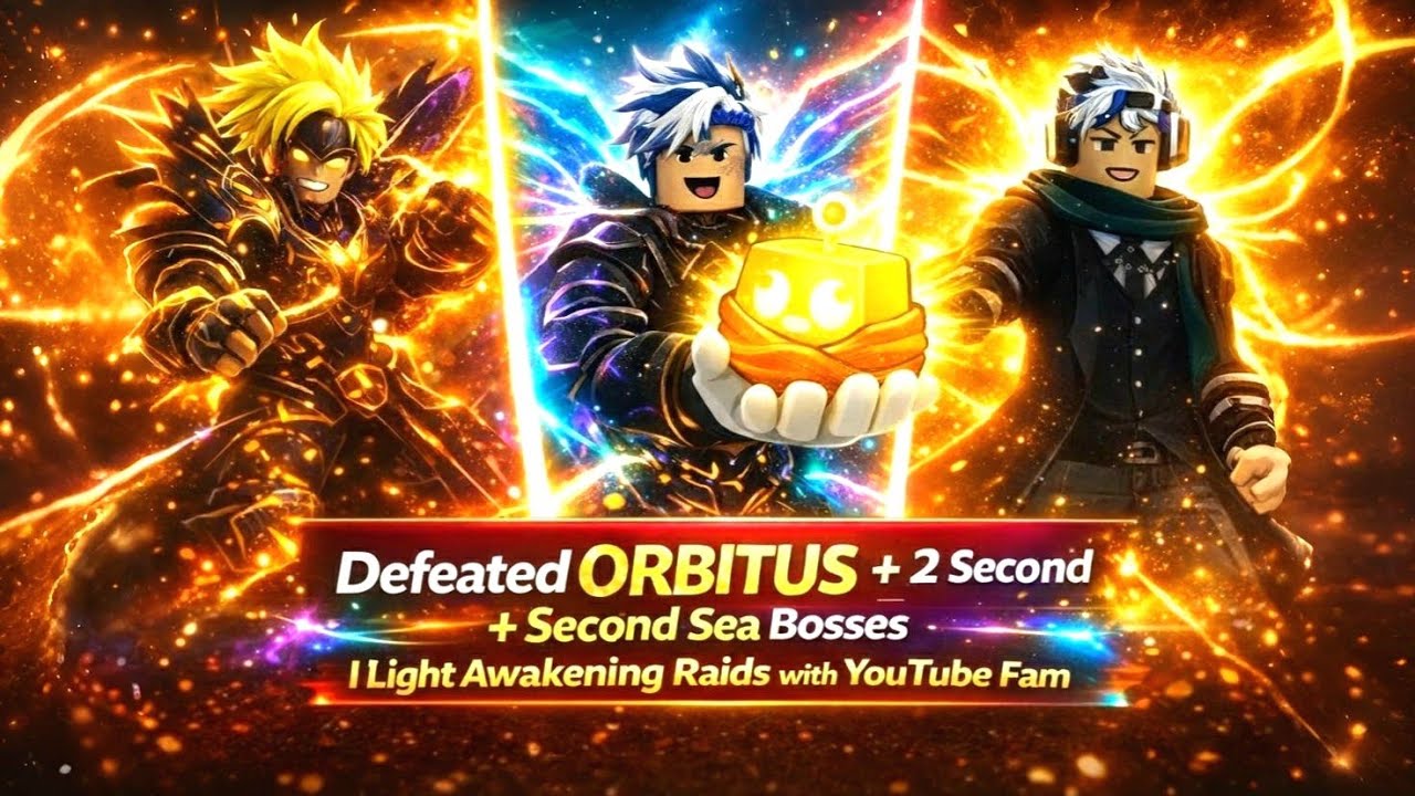 I Defeated ORBITUS + 2 Second Sea Bosses | Light Awakening Raids with ...