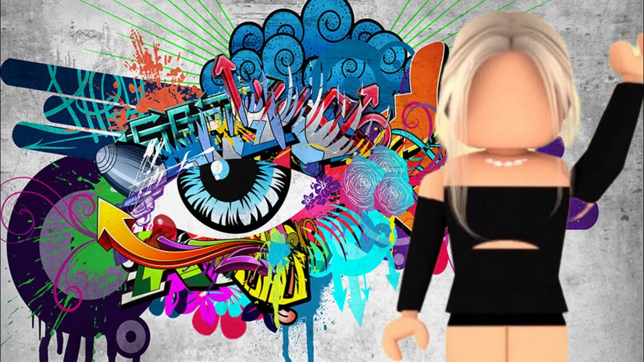 ROBLOX/Roblox Gameplay/I draw graffiti in roblox - YouTube