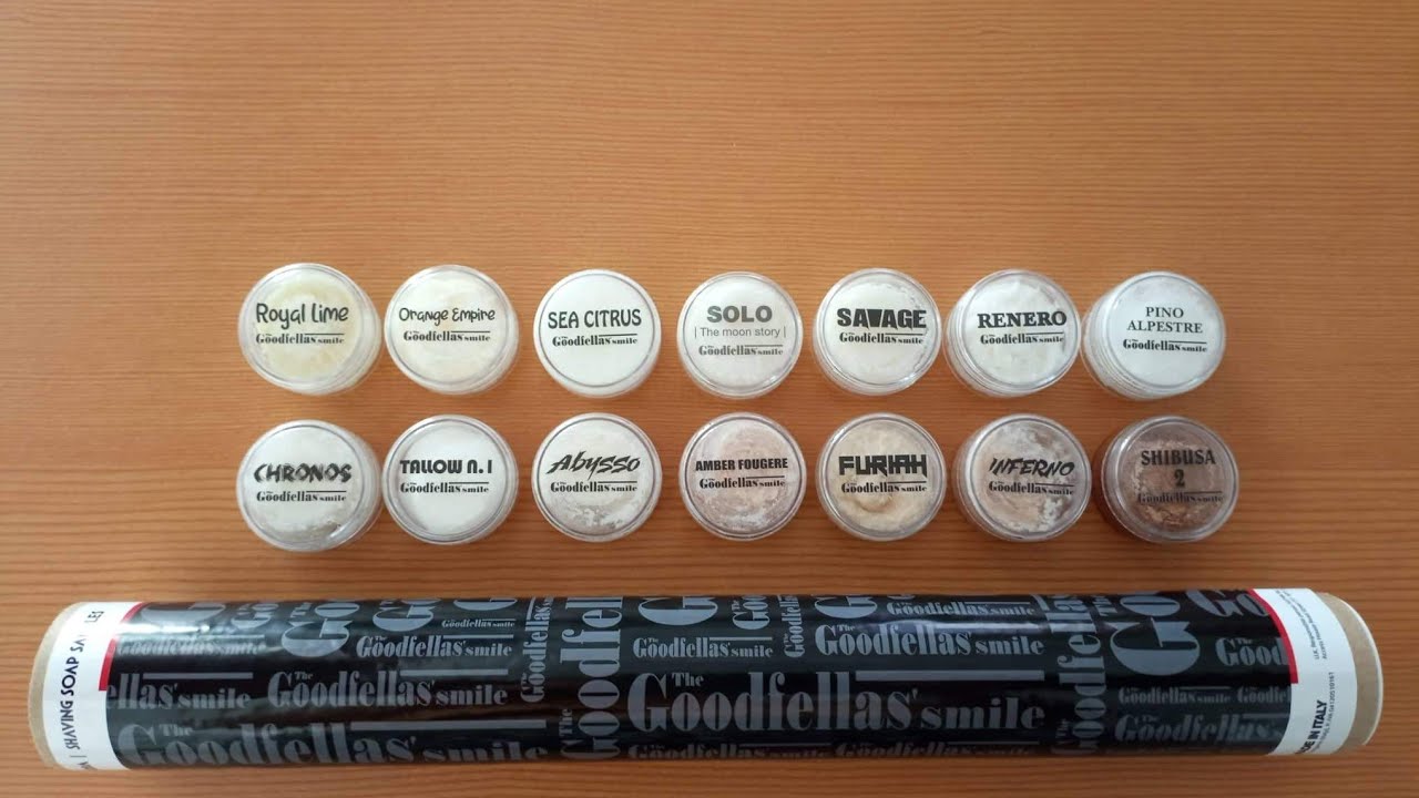 💈Goodfellas' smile shaving soap samples (Royal Lime)💈 - YouTube