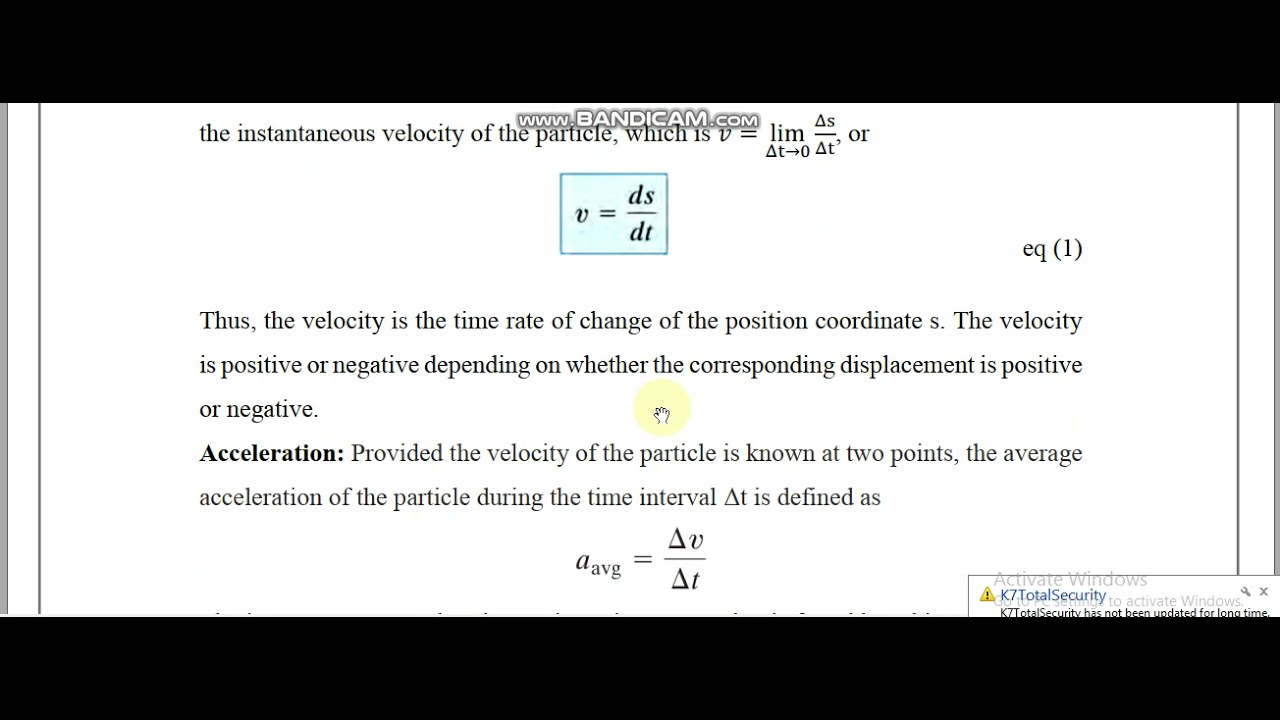 Dynamics I Lect 1 Introduction - YouTube