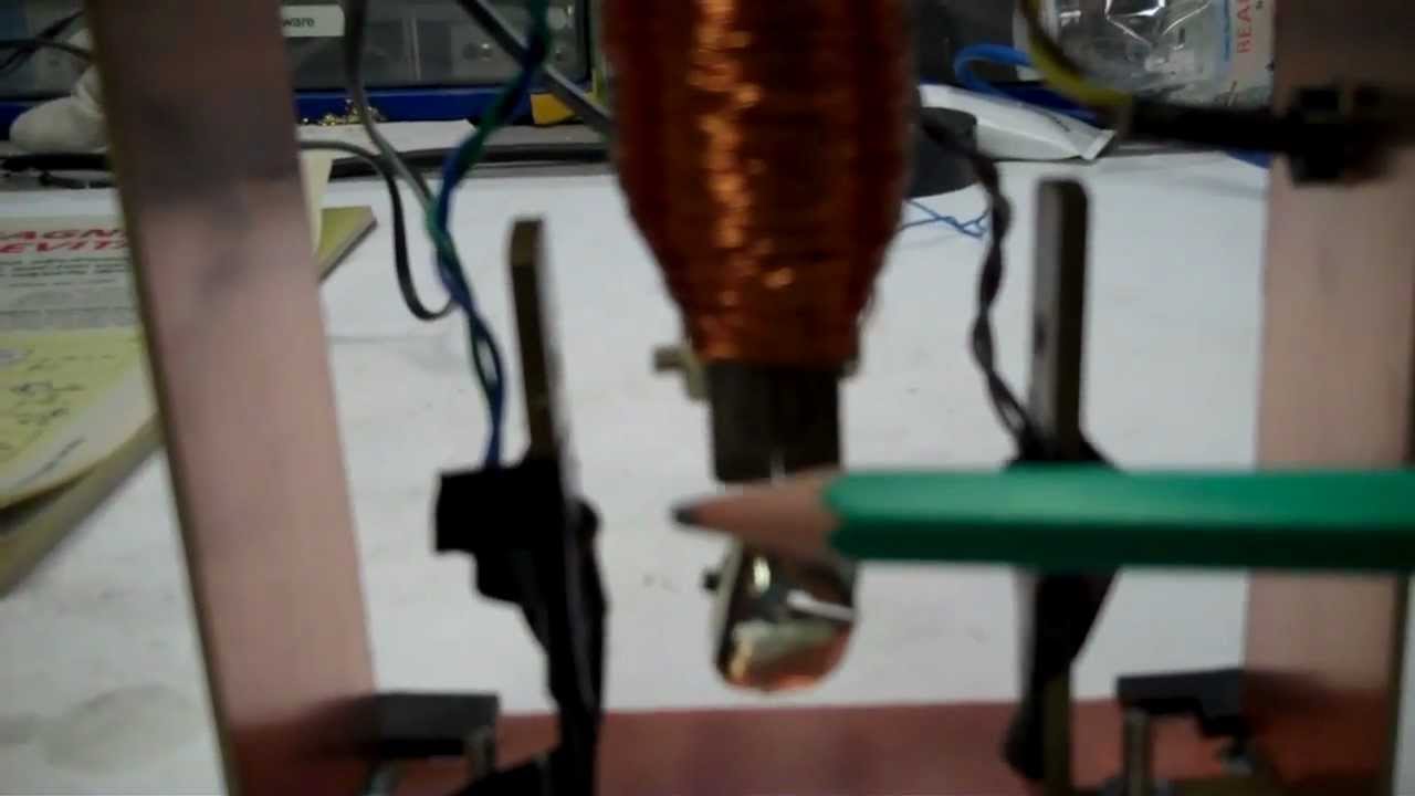 Electromagnetic Levitator - Christmas jingle bell floats in mid air ...