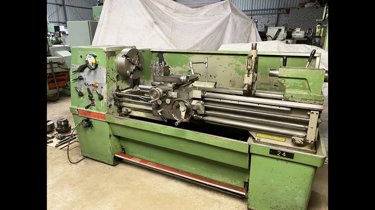 Lathe Machine - Colchester Triumph 2000 - 1270 mm Length - YouTube
