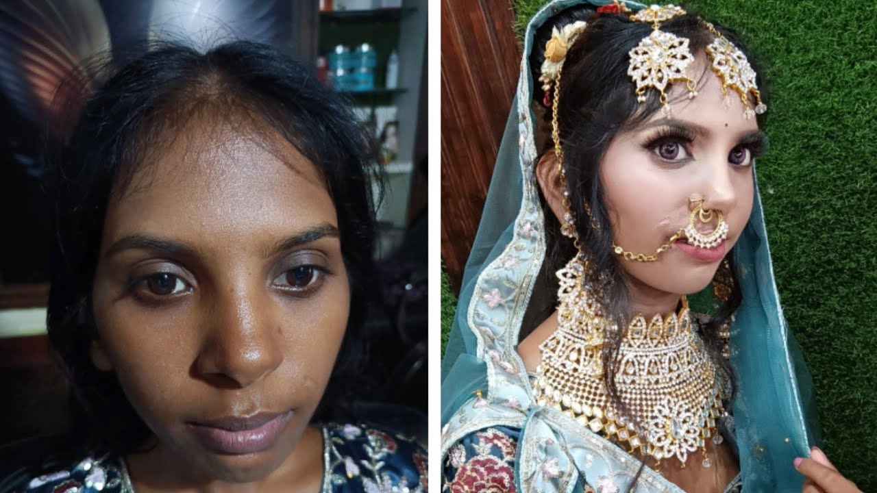 Heeramandi look on dusky skin ll Perfect look - YouTube