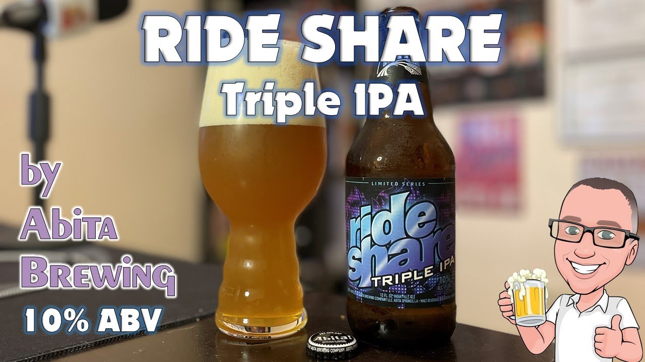 𝗥𝗶𝗱𝗲 𝗦𝗵𝗮𝗿𝗲 𝗧𝗿𝗶𝗽𝗹𝗲 𝗜𝗣𝗔 by 𝐀𝐛𝐢𝐭𝐚 𝐁𝐫𝐞𝐰𝐢𝐧𝐠 | Chad'z Beer Reviews ep1326 ...