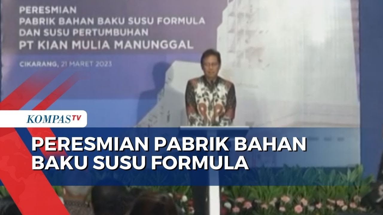 PT Tempo Scan Resmikan Pabrik Bahan Baku Susu Formula di Cikarang - YouTube